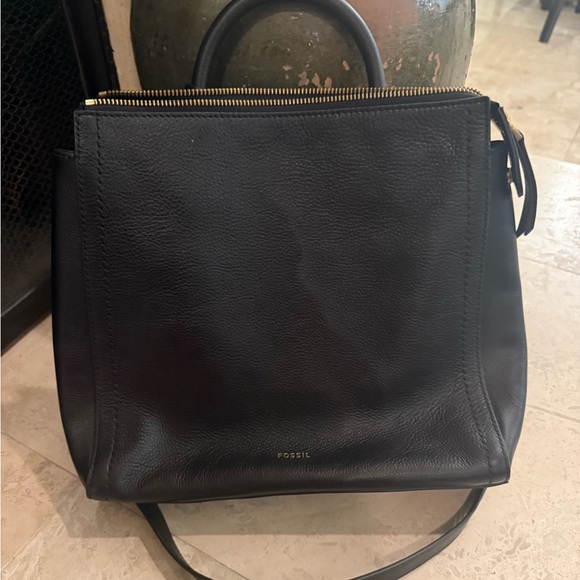 Fossil | Bags | New With Tags Fossil Parker Black Convertible ...